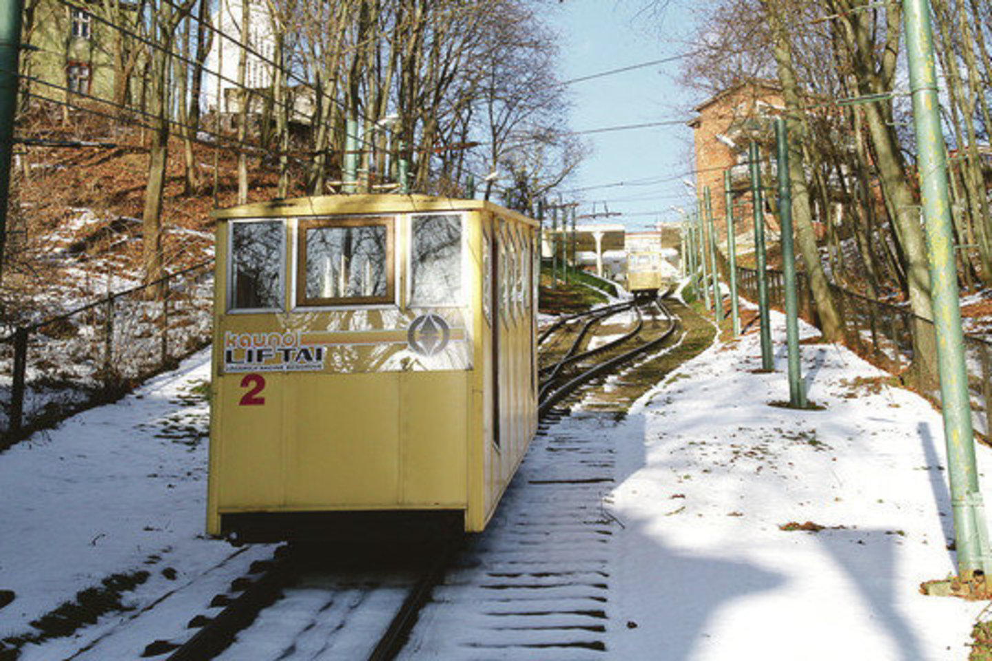 Kauno funikulieriai kyla apytuščiai