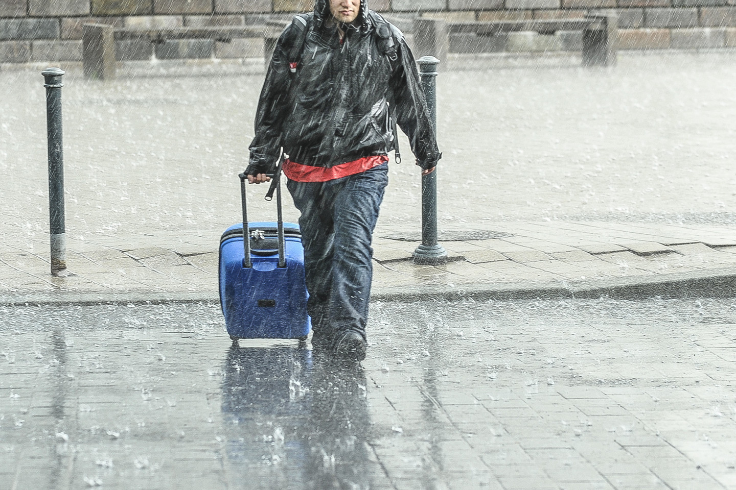 Nieko gero: lietus kai kur pils kaip iš kibiro