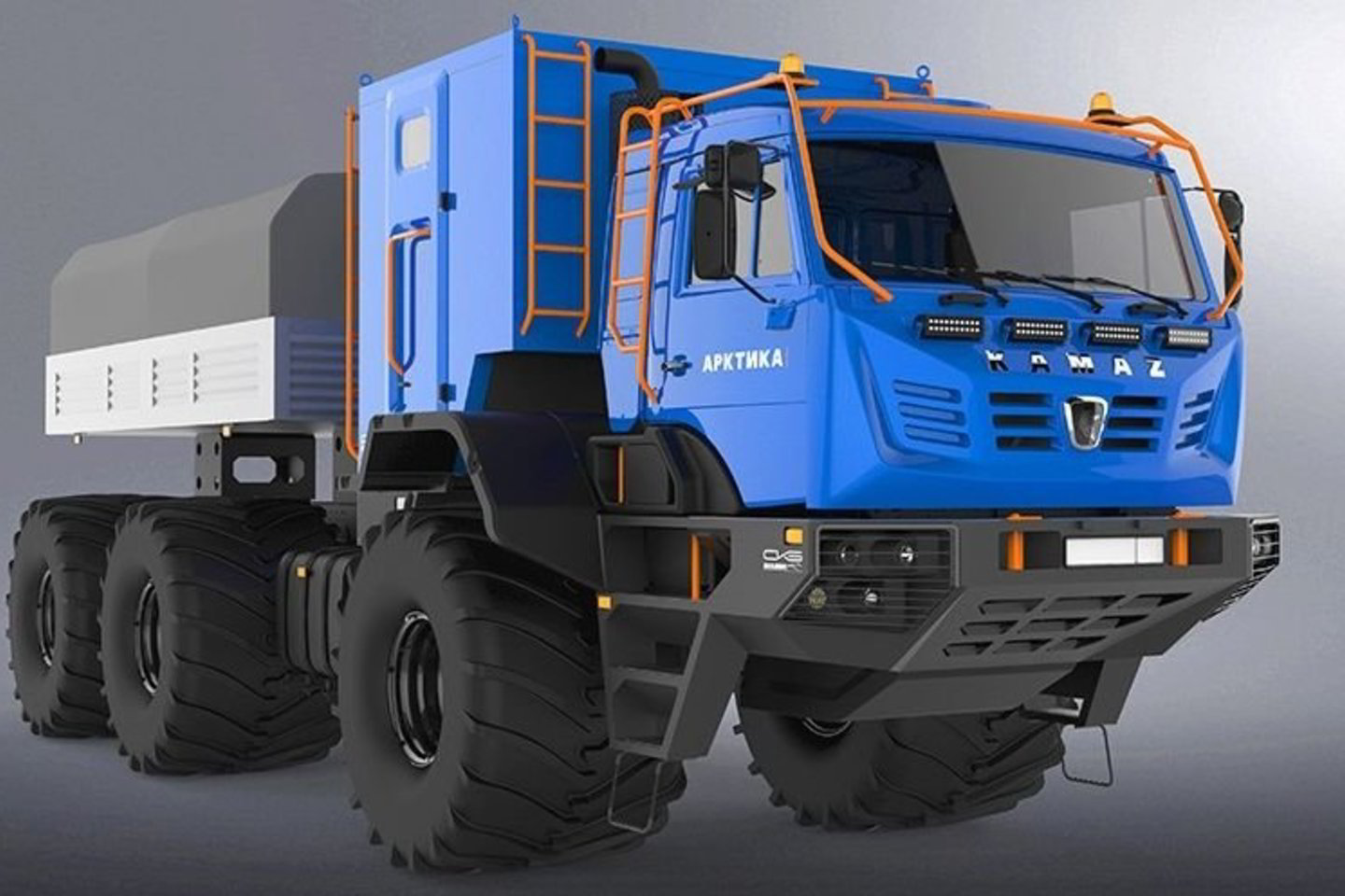 Įspūdingiausias visų laikų „Kamaz“ stebina ne tik išore