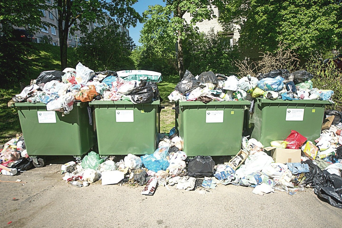 Iškuopti šiukšles – neįveikiama užduotis