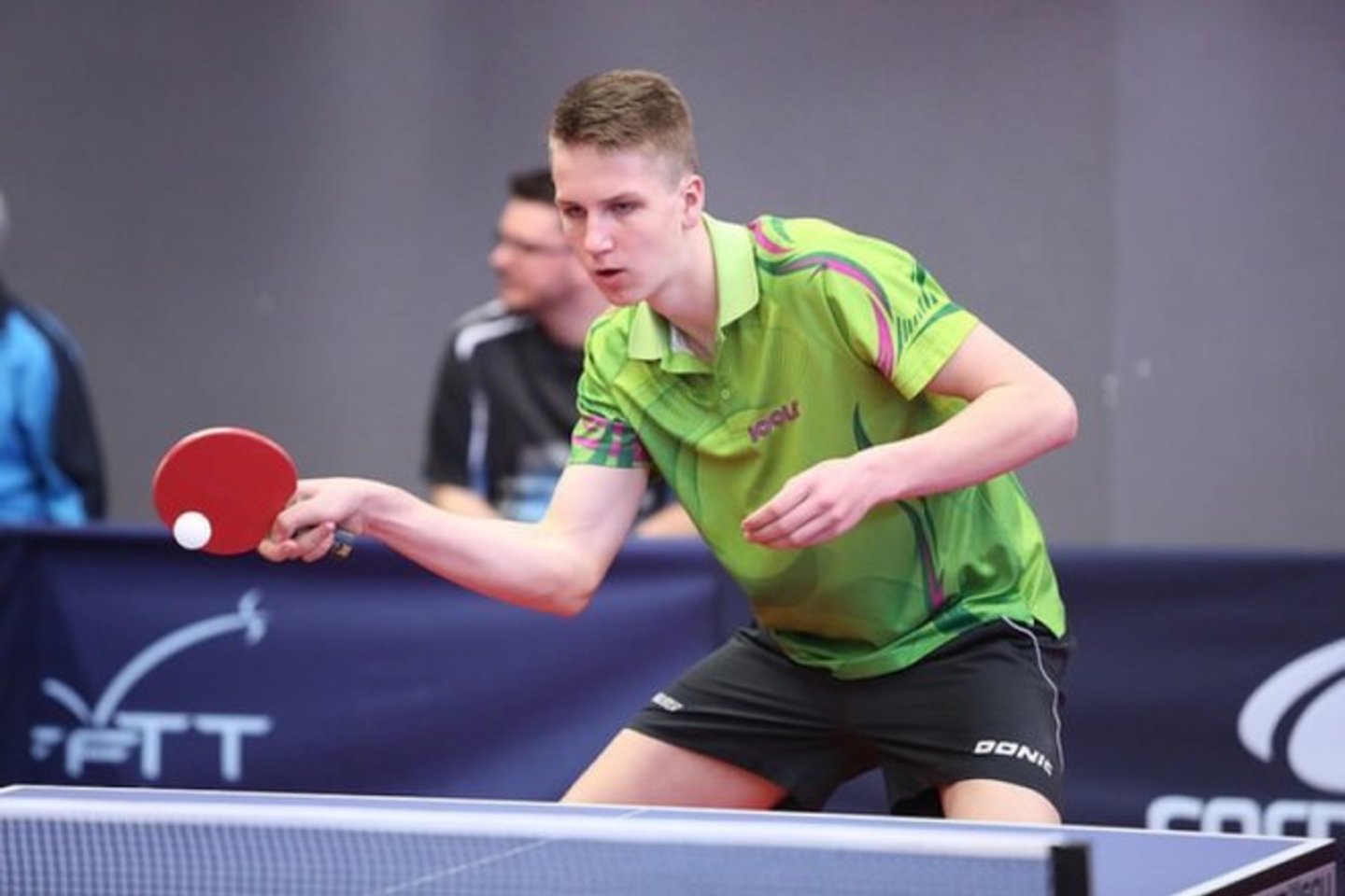 Stalo tenisininkas M. Stankevičius Europos žaidynėse pergalės skonio ...