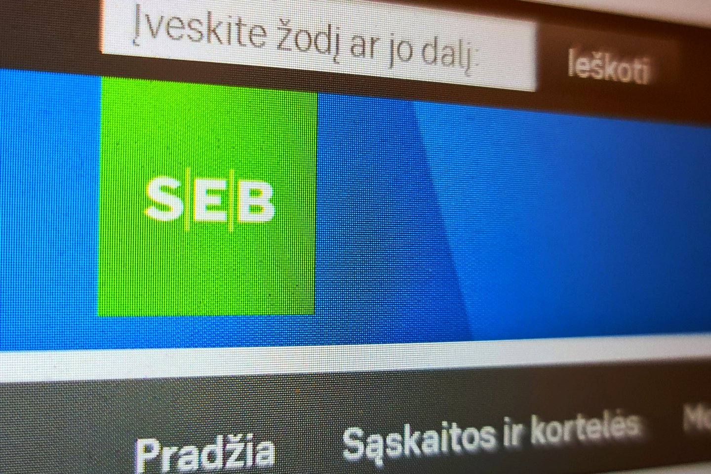 Prad jo Veikti Nauja SEB Banko Interneto Svetain Prad jo Veikti Nauja SEB Banko Interneto Svetain