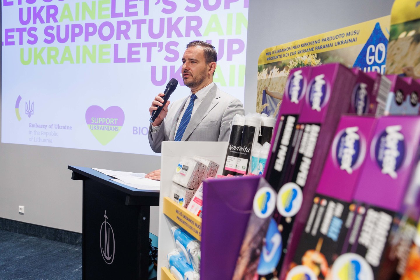 Už kiekvieną prekę – penki centai Ukrainos vaikams