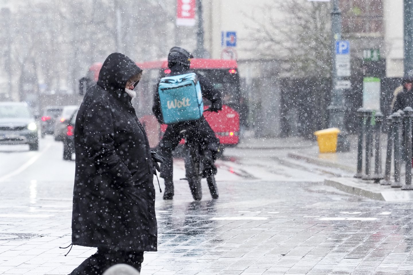 Lietuvoje – kardinalūs orų skirtumai: vienur – beveik 20 cm sniego ...