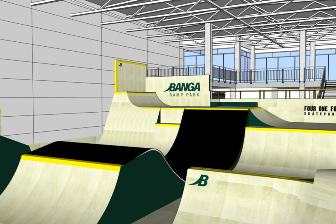 Lithuania’s largest indoor ramp park will be established in the SBA’s Urban HUB project in Vilnius