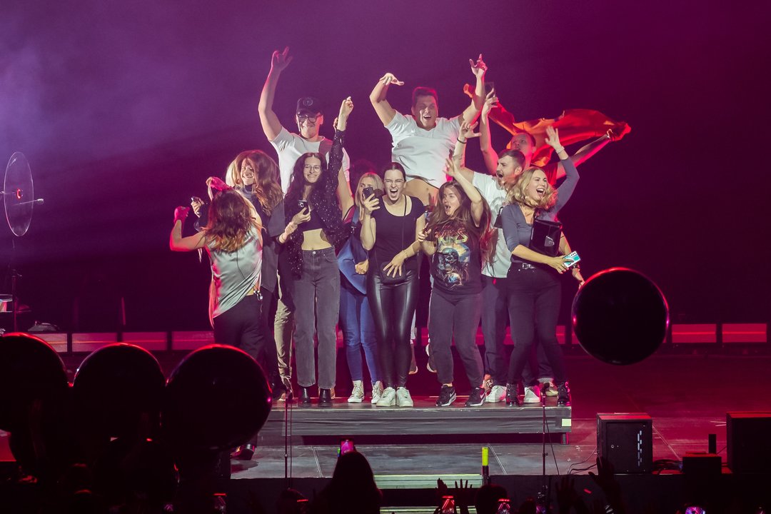 The live performance of the group "30 Seconds to Mars" shook the ...