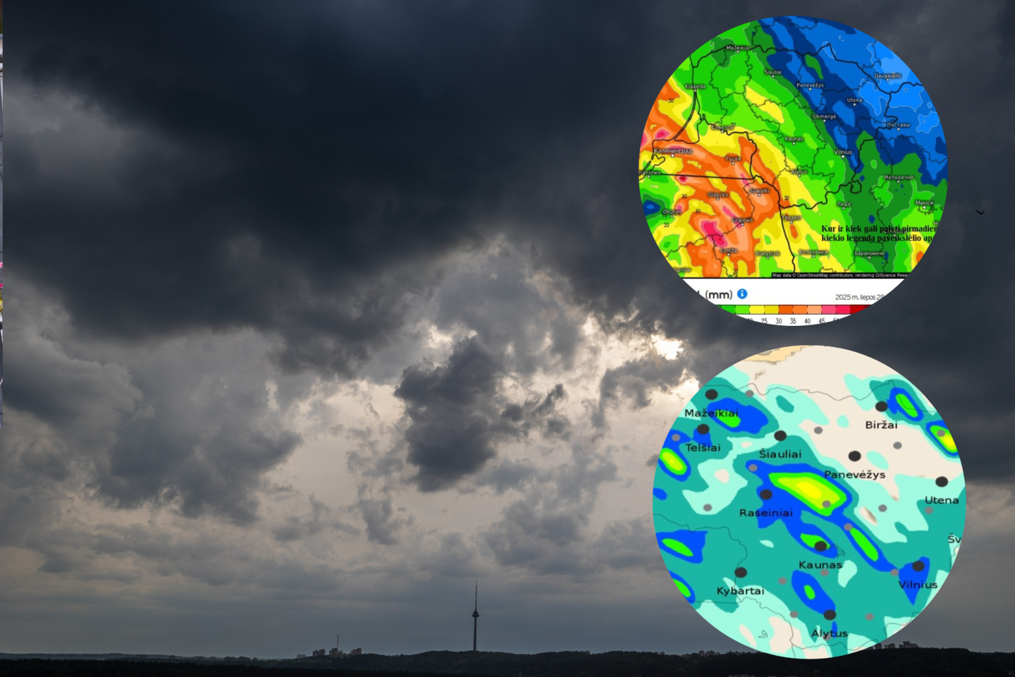 Per Lietuvą ritasi audringas ciklonas: sinoptikė įspėja, kam klius labiausiai